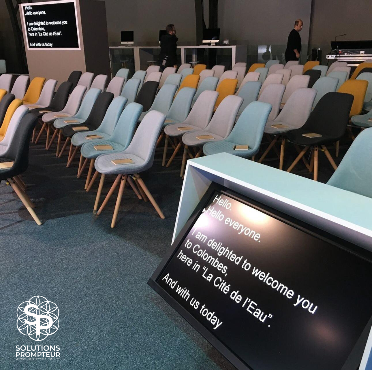 Teleprompter para escenario - Solutions Prompteur